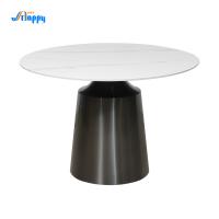 China Flat Packed 1200mm Diameter Round Dining Room Table With Fixed Type DT-1023-120 for sale