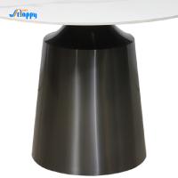 China Flat Packed 1200mm Diameter Round Dining Room Table With Fixed Type DT-1023-120 for sale