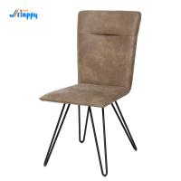 China Mid Century Leather Modern Dining Chair Fashionable With Customized Design  Dc-7503 for sale