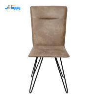 China Mid Century Leather Modern Dining Chair Fashionable With Customized Design  Dc-7503 for sale