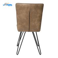 China Mid Century Leather Modern Dining Chair Fashionable With Customized Design  Dc-7503 for sale