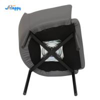 China Fashionable Faux Leather Swivel Dining Room Chairs With Metal Legs Dc-7528 for sale