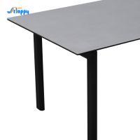 China 1650mm Ceramic Rectangular Dining Table Long Lasting For Family Use DT-996-165 for sale