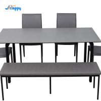 China 1650mm Ceramic Rectangular Dining Table Long Lasting For Family Use DT-996-165 for sale