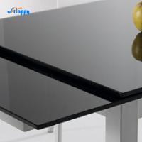 China 1700mm Length Extendable Glass Table Easy To Clean For Home Use DT-914-110 for sale