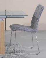 China Modern Style Extensible Tempered Glass Dining Tables 200cm DT-887A With Wood Leg for sale