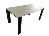 China 1500mm Customized Size Ceramic Top Dining Room Table Stain Resistant KD Furniture DT-999 for sale