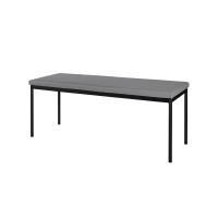 China Easy To Maintain Grey Leather Bench DC-7518 Stable Structure With Metal Frame for sale