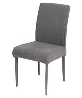 China Modern Fabric Dining Chair with Iron Frame and Powder Coated Finish for sale