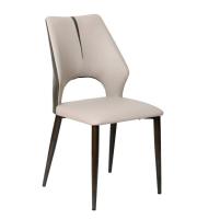 China Modern PU Leather Dining Chair with Iron Frame for sale