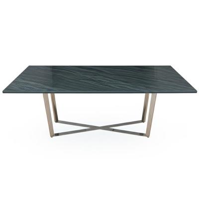 China Design Service Ceramic Top Dining Table Varies Size Contemporary Durable Surface Perfect Dining Room Furniture Commercial for sale