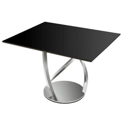 China Heat Resistance Up To 300°C Ceramic Top Dining Table Featuring Durable Surface Suitable For Restaurants Hotels And Cafes for sale