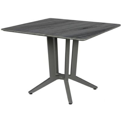 China Square Ceramic Top Dining Table Custom Assembly Required Durable Materials Ensure Longevity in High Traffic Environments for sale