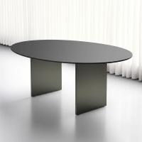 China Matte Surface Finish Ceramic Top Dining Table Varies Table Size Designed for Restaurants Hotels and Corporate Cafeterias for sale