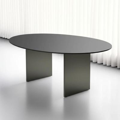 China Matte Surface Finish Ceramic Top Dining Table Varies Table Size Designed for Restaurants Hotels and Corporate Cafeterias for sale