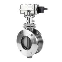 China Electric On/off Butterfly Valve Stainless Steel and Bi-dreictional Bubble Tight for Industrial Applications for sale