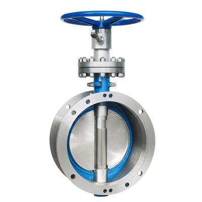 China Ball Structure Double Eccentric Butterfly Valve for Bi-dreictional Bubble Tight Performance for sale