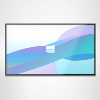 China All In One Smart Interactive White Board Teaching Flat School 4K Multi Touch for sale