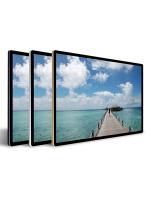 China High Brightness Wall Mounted Touch Screen Kiosk Android 1920 X 1080 50 Inch for sale