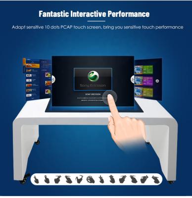 China Smart Workspace Interactive Touch Screen Coffee Table for Meeting Rooms for sale