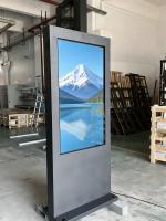 China Durable Steel Touch Enabled Service Kiosk with 49Inch Screen Size Built to Enhance Customer Engagement and Service Applications for sale