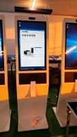 China Visual Angle 89998999 Digital Touch Panel Kiosk Black White Customized Features Enhance User Experience in Public Spaces for sale