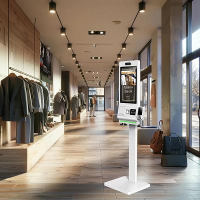 China 27-inch Floor-standing Self-service Ordering Kiosk for sale