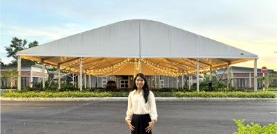 China Luxurious Wedding Marquee Tent Outdoor Venue Tents Water Resisting for sale