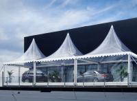 China Custom Branding Gazebo Pagoda Tent All Weather Protection For Corporate Gatherings for sale