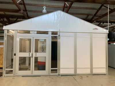 China OEM ODM Industrial Storage Tent With High Clearance Eaves For Storing Oversized Machinery for sale