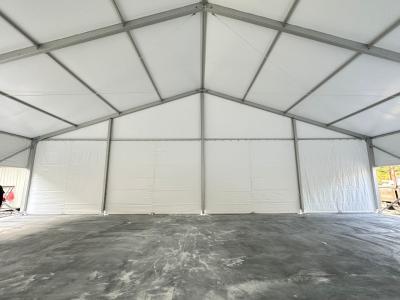 China Modular Industrial Outside Storage Tents With Reinforced Aluminum Framework Design for sale