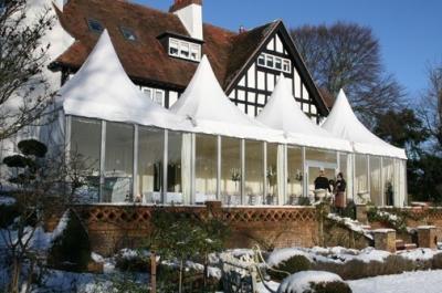 China OEM Beautifully Crafted Large Wedding Marquee Tent With Timeless White Tones for sale