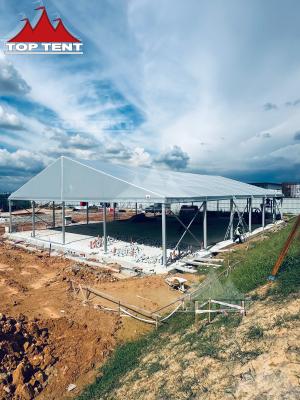 China 20x30m Semi Permanent A Frame PVC Marquee Tent With Thermal Insulation Cotton For 500 People for sale