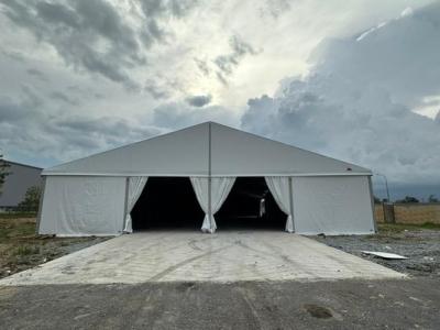 China 500 Seaters Large Movable Exhibition Marquee Tent Semi Permanent Waterproof for sale