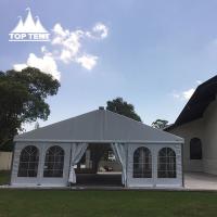China Aluminium Frame Tent Large Event Marquee White Top Wall With Windows For Church Event for sale