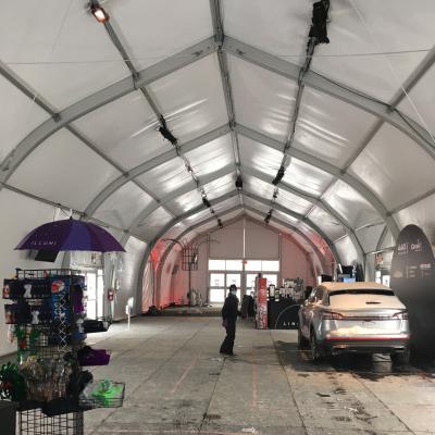 China Architectural TFS Curved Roof Marquee Fire Retardant PVC Marquee Tent for sale