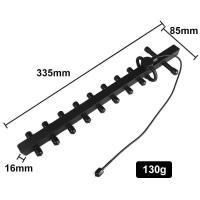 China Silver 2.4G High Gain Yagi Antenna Outdoor Counter UAV Vswr 2.0A 2400-2500MHz for sale