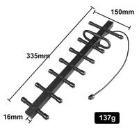 China Silver 2.4G High Gain Yagi Antenna Outdoor Counter UAV Vswr 2.0A 2400-2500MHz for sale
