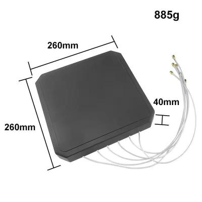 China 6 Band 26cm 17dBi MIMO Directional Panel Antenna Waterproof for Drone System for sale
