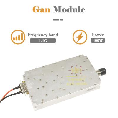China Working Voltage DC 32V 100W 1.4G 1400-1500MHz Portable RF Power Amplifier Module for Anti Uav for sale