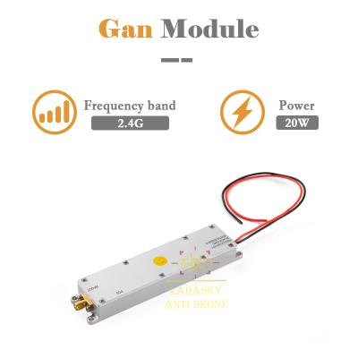 China 2.4G 20W GaN Anti-Module for Autel Anti Drone System Autel Fpv Ua Poland RF Module 120*30*15mm for sale