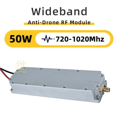 China 50W GaN RF Power Amplifier Module 720–1020MHz | Anti-Drone Signal Suppressor,  FPV Defense System, Long-Range Drone Countermeasure for sale