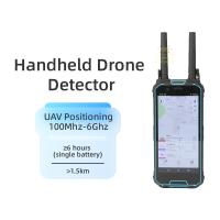 China 3KM Handheld Dron Detector 100M-6Ghz Portable UAV Locator 1.5G 2.4G 5.8G GPS Alarm Locate FPV Dji Track Flight Pilot Positioning for sale