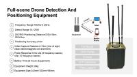 China Long-range Drone Detector For UAVs 10km Distance Real-time Video Capture Multi-terminal Alarm Notifications for sale