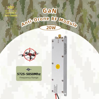 China 20W GaN RF Amplifier Module 5725-5850MHz Anti-Drone System for sale