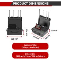 China 10km Long-Range Portable Drone Detector with Full-Band Coverage & Real-Time Alerts for UAV Detection and Anti-Drone RF Solution for sale