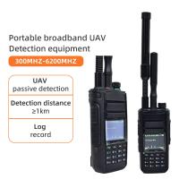 China Professional Handheld UAV Detector Supporting OFDM HD Video and FM Analog Signal Detection 300MHz-6200MHz Long Range Drone Scanner for sale