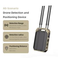 China 10km UAV Detector 70M-6.2GHz Full Frequency Position Tracking Flight Paths Display FPV Video Signal Anti UAV System Security for sale