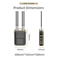 China 10km UAV Detector 70M-6.2GHz Full Frequency Position Tracking Flight Paths Display FPV Video Signal Anti UAV System Security for sale