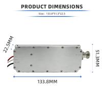China Factory Supply GaN Wideband RF Power Amplifier Module 80W, 6000-7500MHz for Drone Signal Blocker and Key Module for UAV Defense FPV Interference and Anti-Espionage Systems for sale